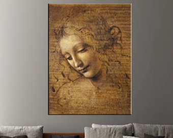 Self Portrait Leonardo Da Vinci Reproduction Print - Etsy