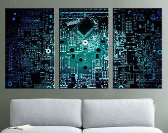 Motherboard Canvas - Etsy
