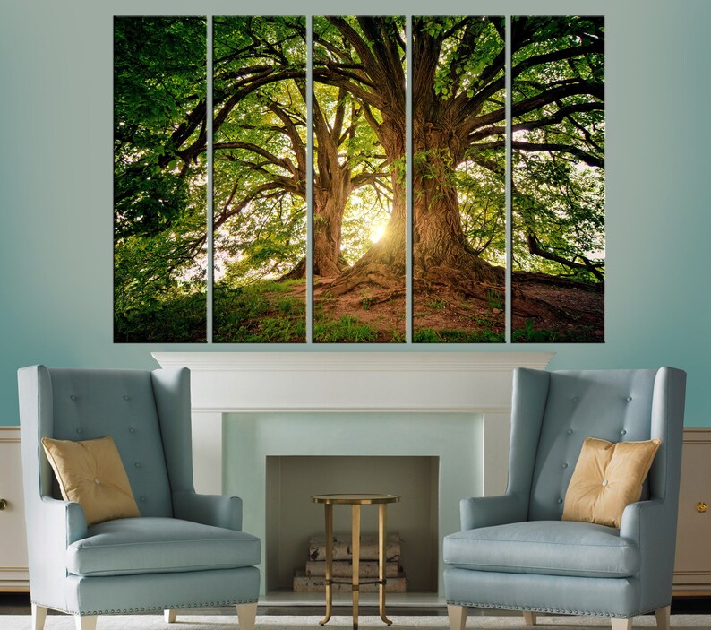 Forest Canvas Trees Canvas Trees Park Print Forest Poster - Etsy