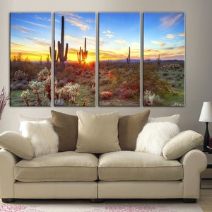 Sonoran Desert Wall Art, Canyon Ranch Canvas, Sonoran Print - Etsy