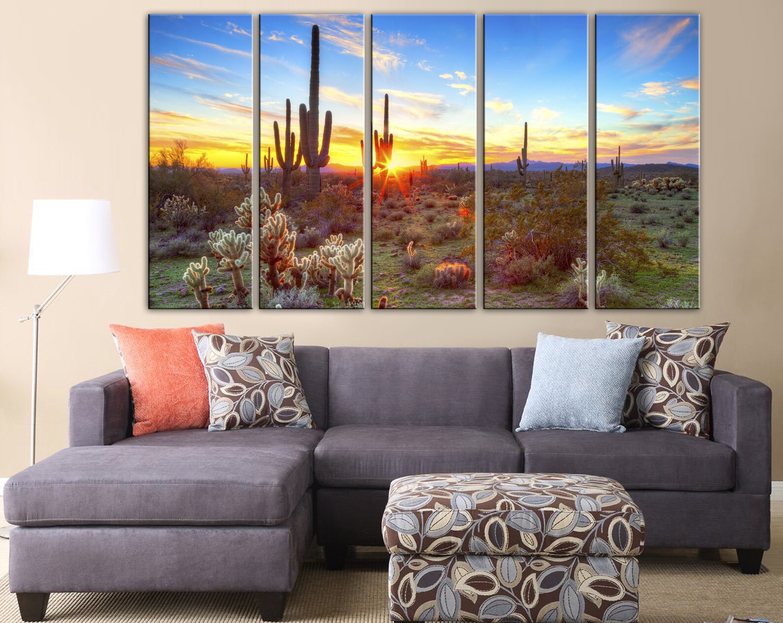 Sonoran Desert Wall Art Canyon Ranch Canvas Sonoran Print - Etsy