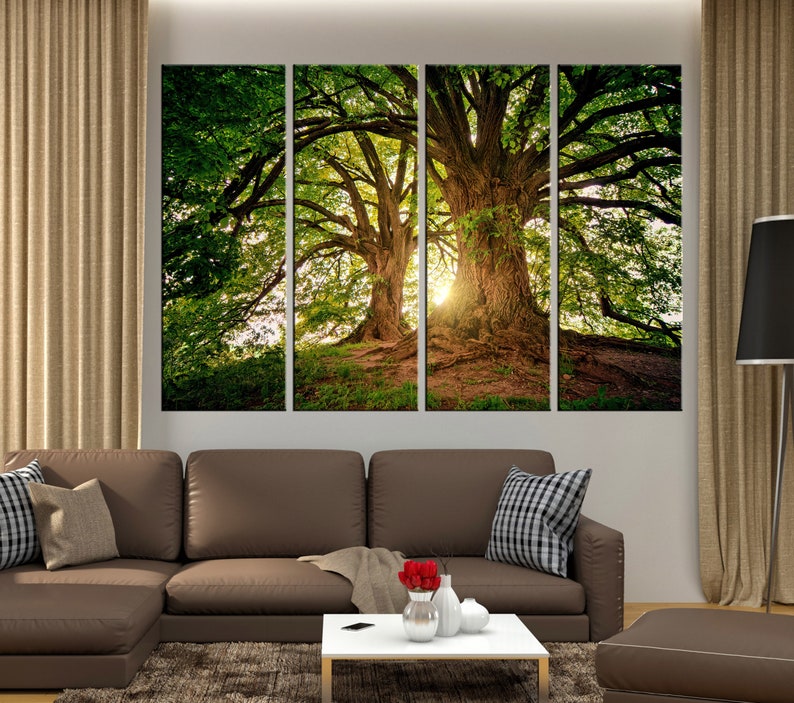 Forest Canvas Trees Canvas Trees Park Print Forest Poster - Etsy