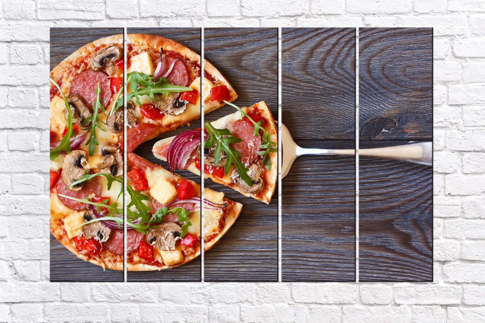 Italian Pizza Decor Cafe Wall Art Restaurant Decor Food - Etsy