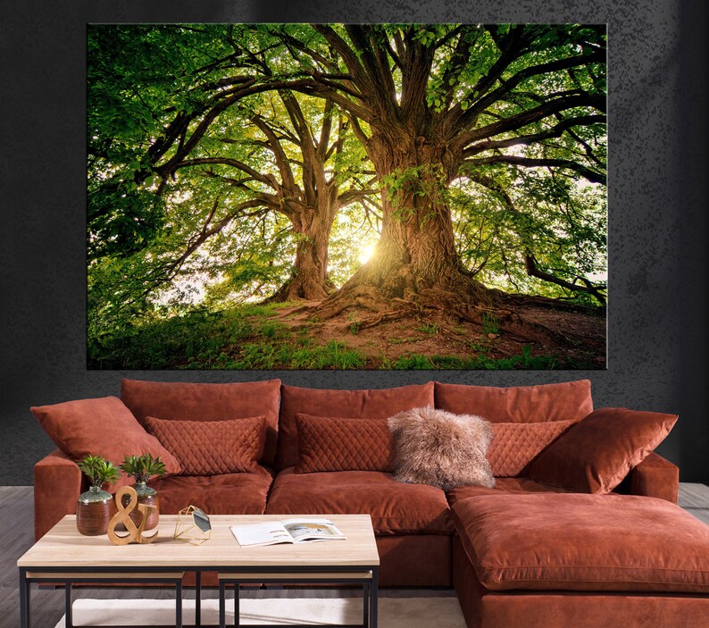 Forest Canvas Trees Canvas Trees Park Print Forest Poster - Etsy