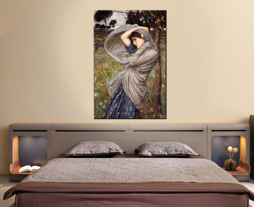Boreas John William Waterhouse Prints, Boreas Painting Print, Greek ...