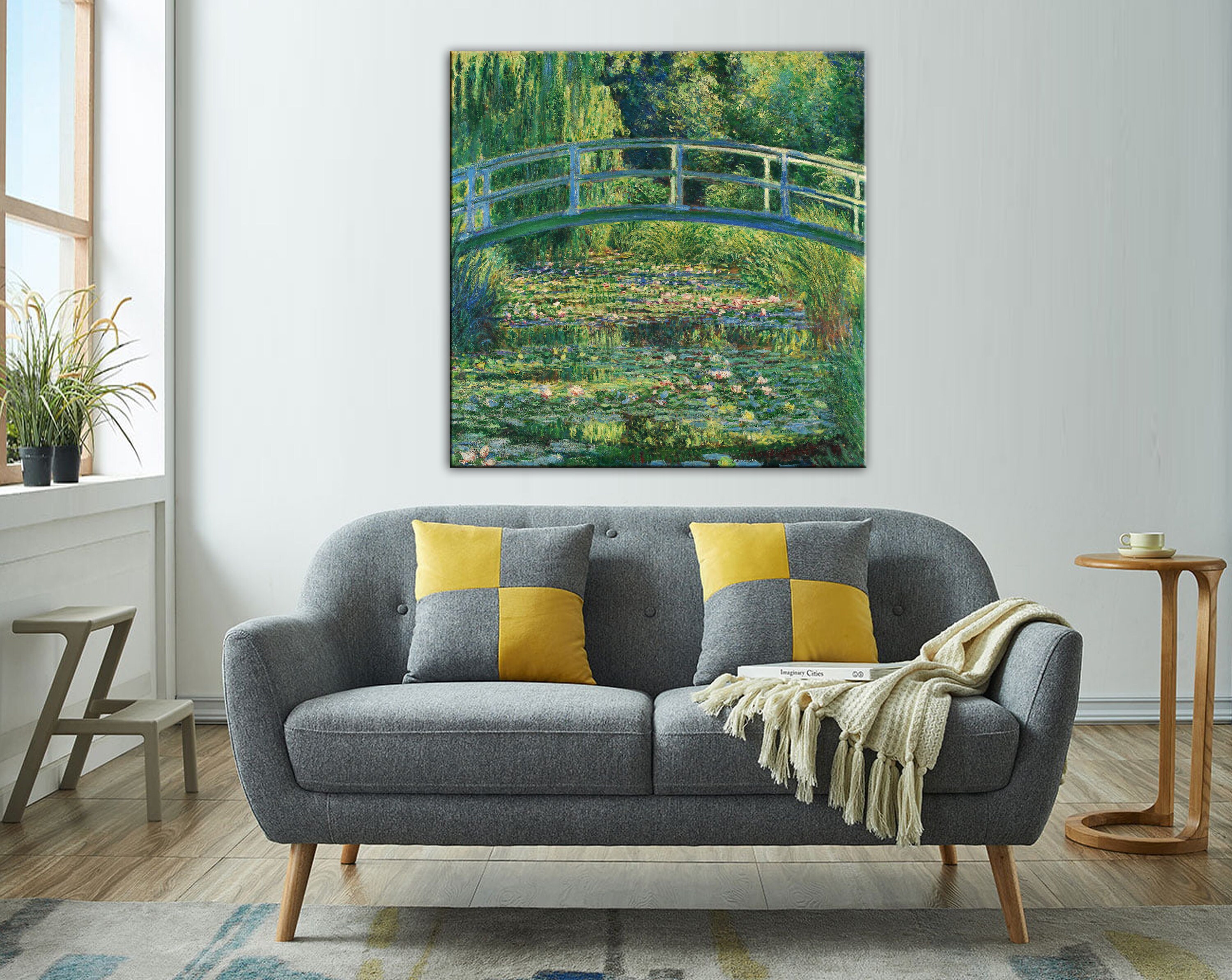 Claude Monet Reproduction Canvas Print Water Lilies and - Etsy