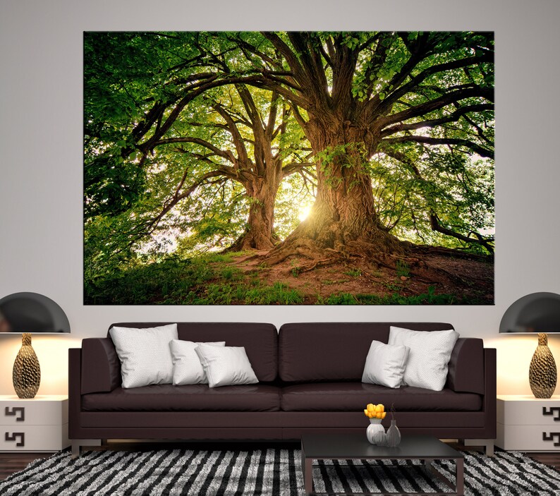 Forest Canvas Trees Canvas Trees Park Print Forest Poster - Etsy