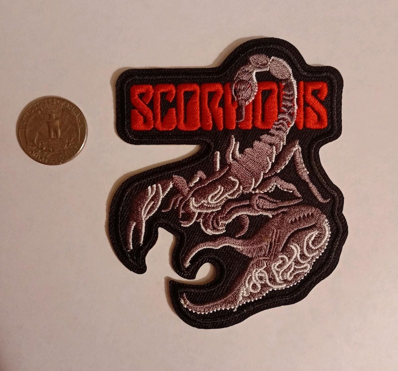 SCORPIONS Embroidered Iron-on Patch - Etsy