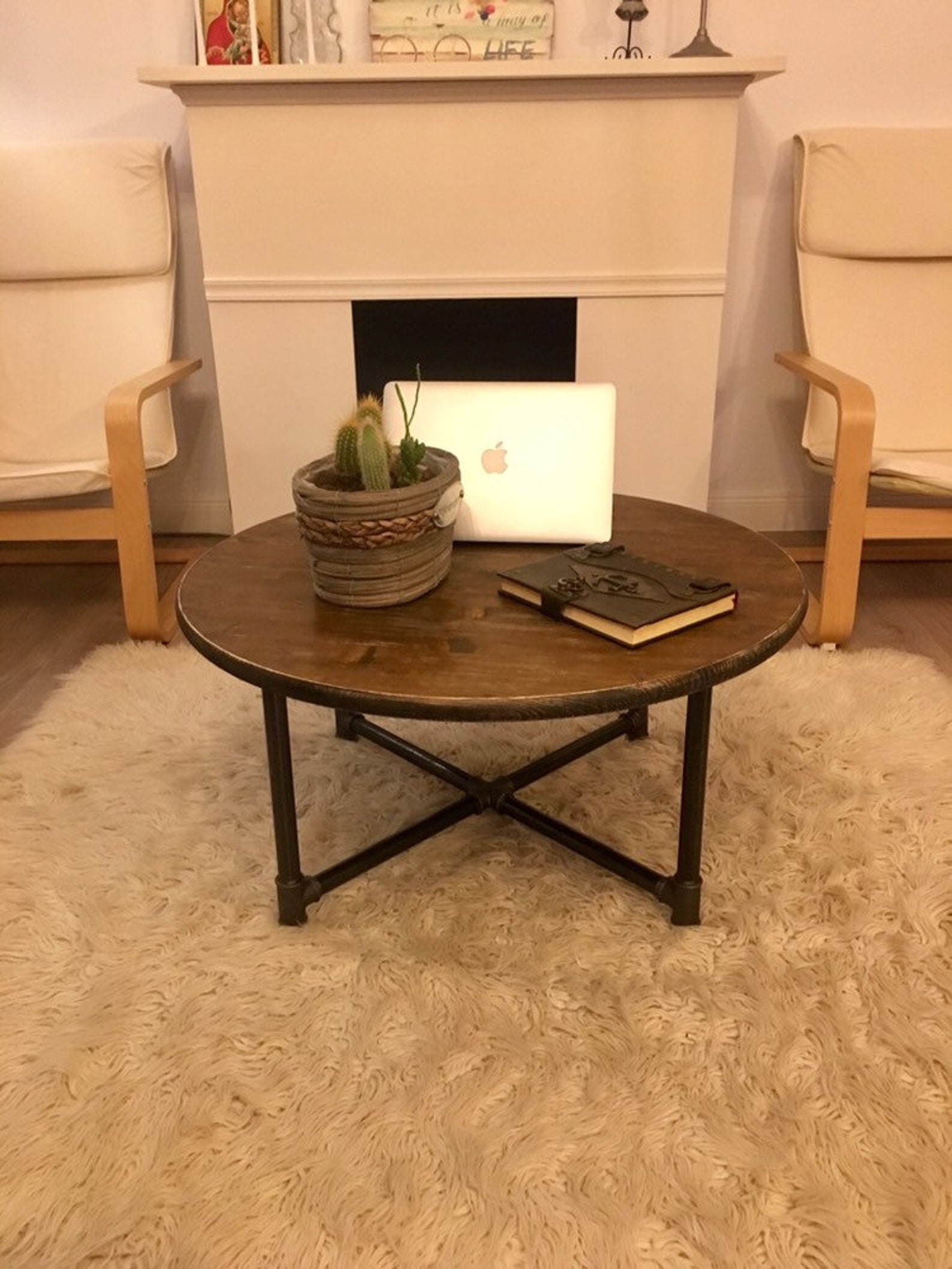 Free Shipping Industrial Pipe Table Furniture Handmade - Etsy