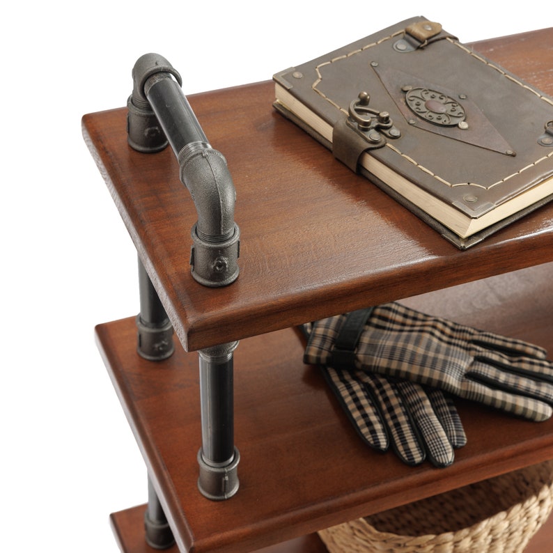 Industrial Pipe Console, Reclaimed Wood Table, Sofa Table, Entry Hall ...