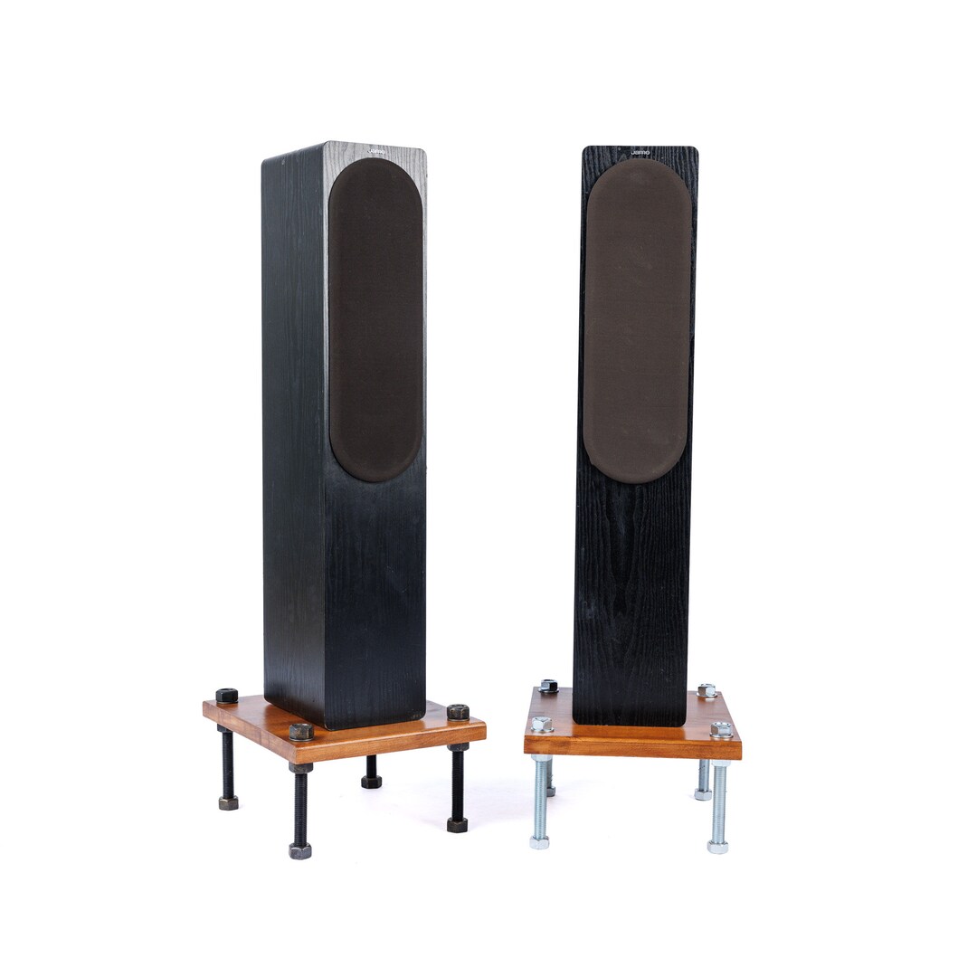 Speakers Stand, Industrial Threaded Rod Stand, Vinyl Stand, Audio Rack ...