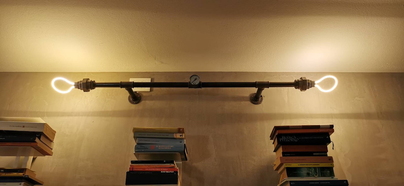 Hollander E27 Lamp, Ceilling Pendant, Industrial Pipe Lamp, Steam Punk ...