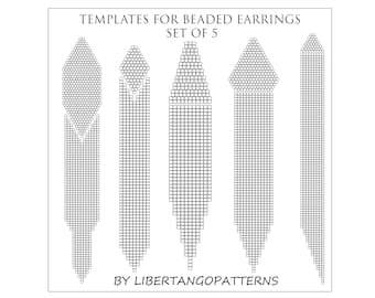 Bead Template, Beading Graph, Blank Template, Paper Graph Pattern ...
