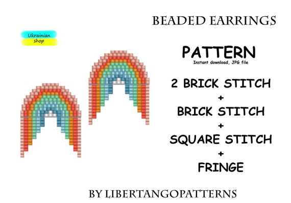 Seed Bead Pattern Beading Instant Download Seed Bead Kit - Etsy