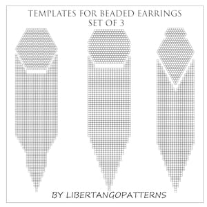 Bead Templates - Beading Graph - Blank Template - Paper Graph Pattern ...