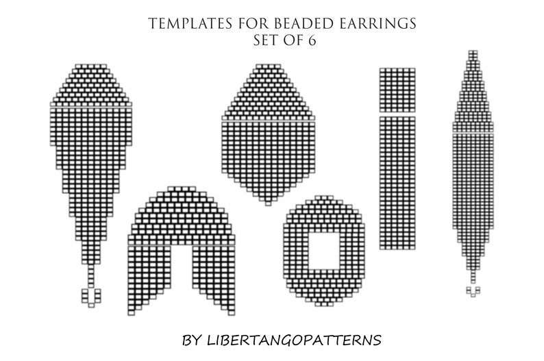 Bead Template Beading Graph Blank Template Paper Graph - Etsy