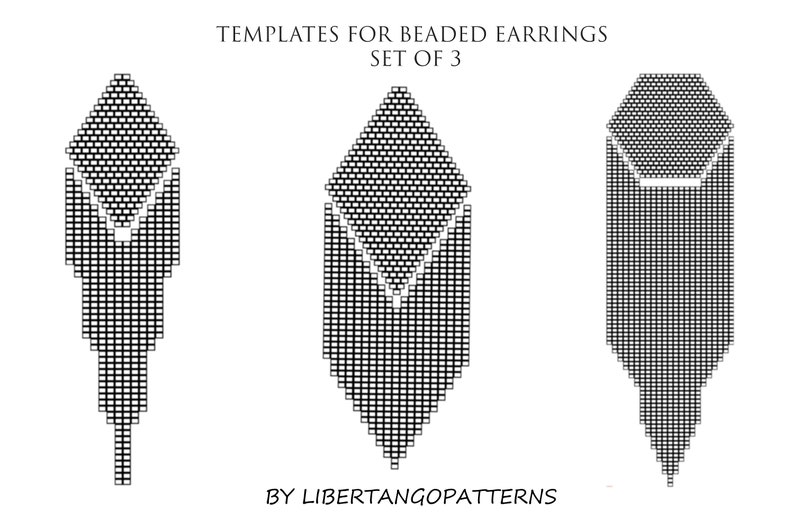 Bead Templates Beading Graph Blank Template Paper Graph - Etsy