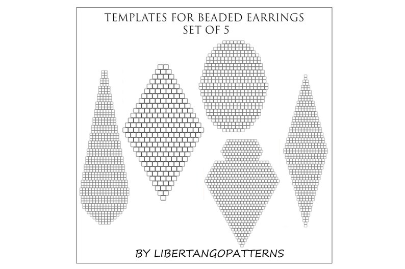 Bead Template | Beading Graph | Blank Template | Paper Graph Pattern ...