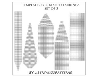 Bead Template - Beading Graph - Blank Template - Paper Graph Pattern ...
