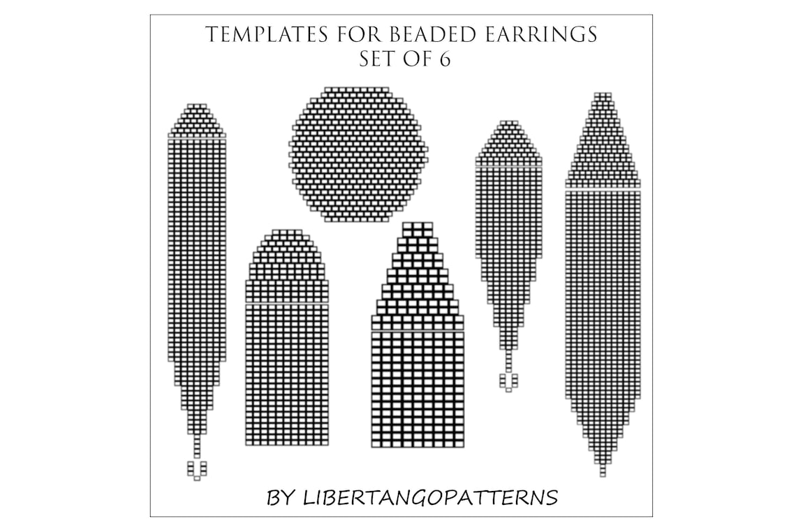 Bead Templates Beading Graph Blank Template Paper Graph - Etsy