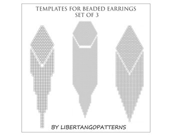 Bead Template - Beading Graph - Blank Template - Paper Graph Pattern ...