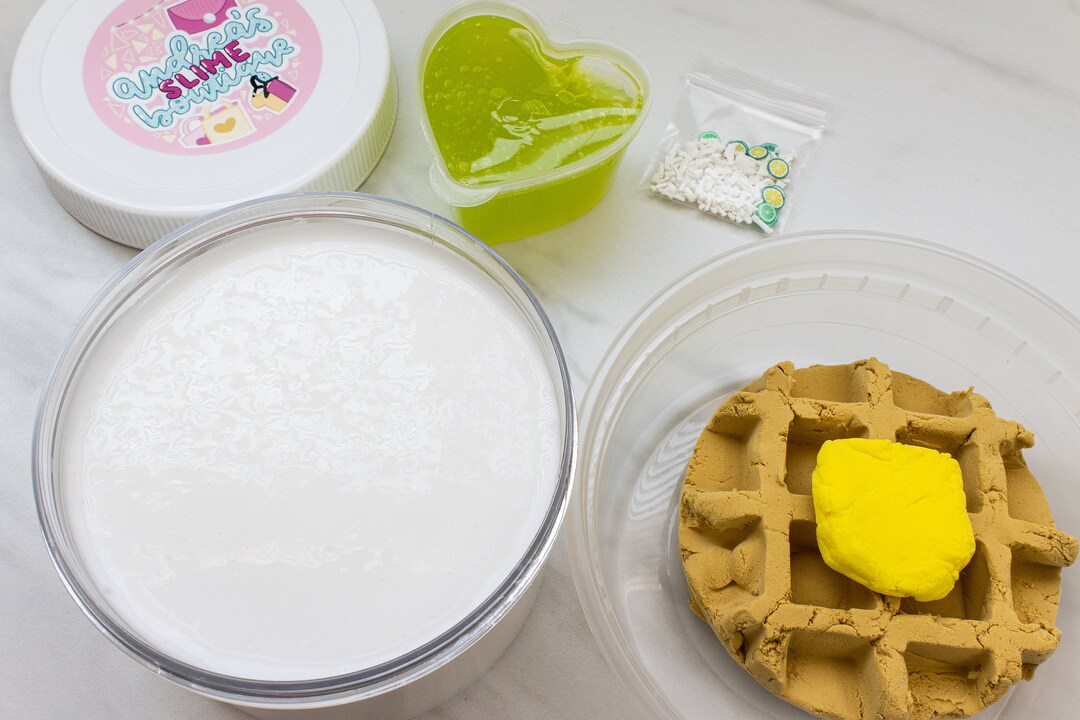 Slime- Key Lime Waffle DIY Clay Slime, Scented Slime, Cute Slime ...