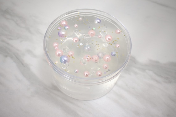 Slime Mystic Pearls Slime Clear Slime Slime With Pearls - Etsy Canada
