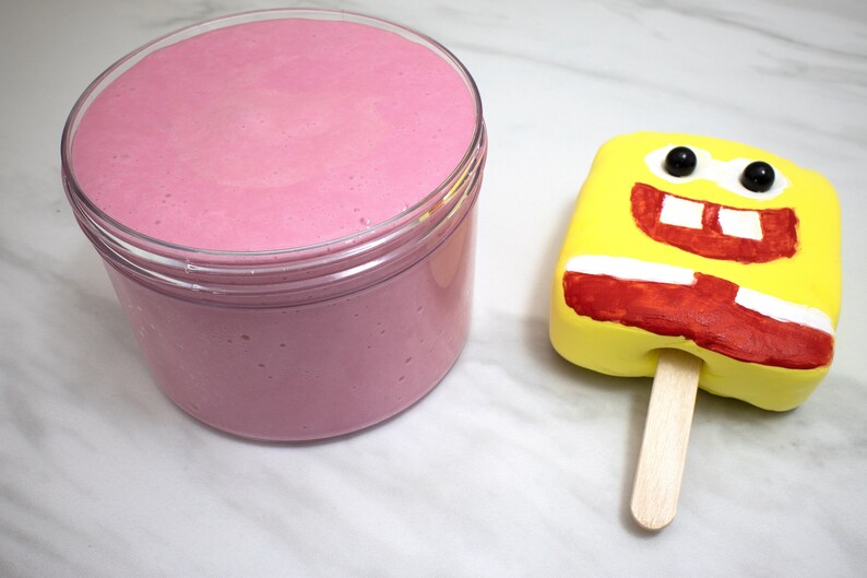 Slime SpongeBob Popsicle DIY clay slime butter slime unique | Etsy