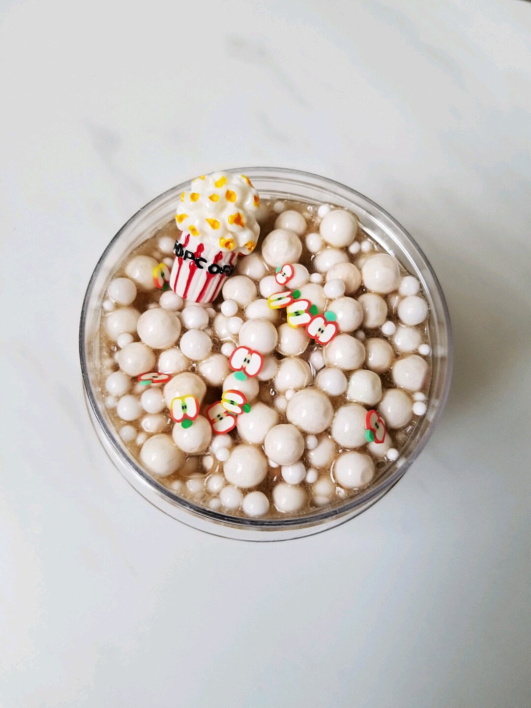 Slime- Carmel Apple Popcorn Floam Slime - Floam, Crunchy Slime, Slime ...