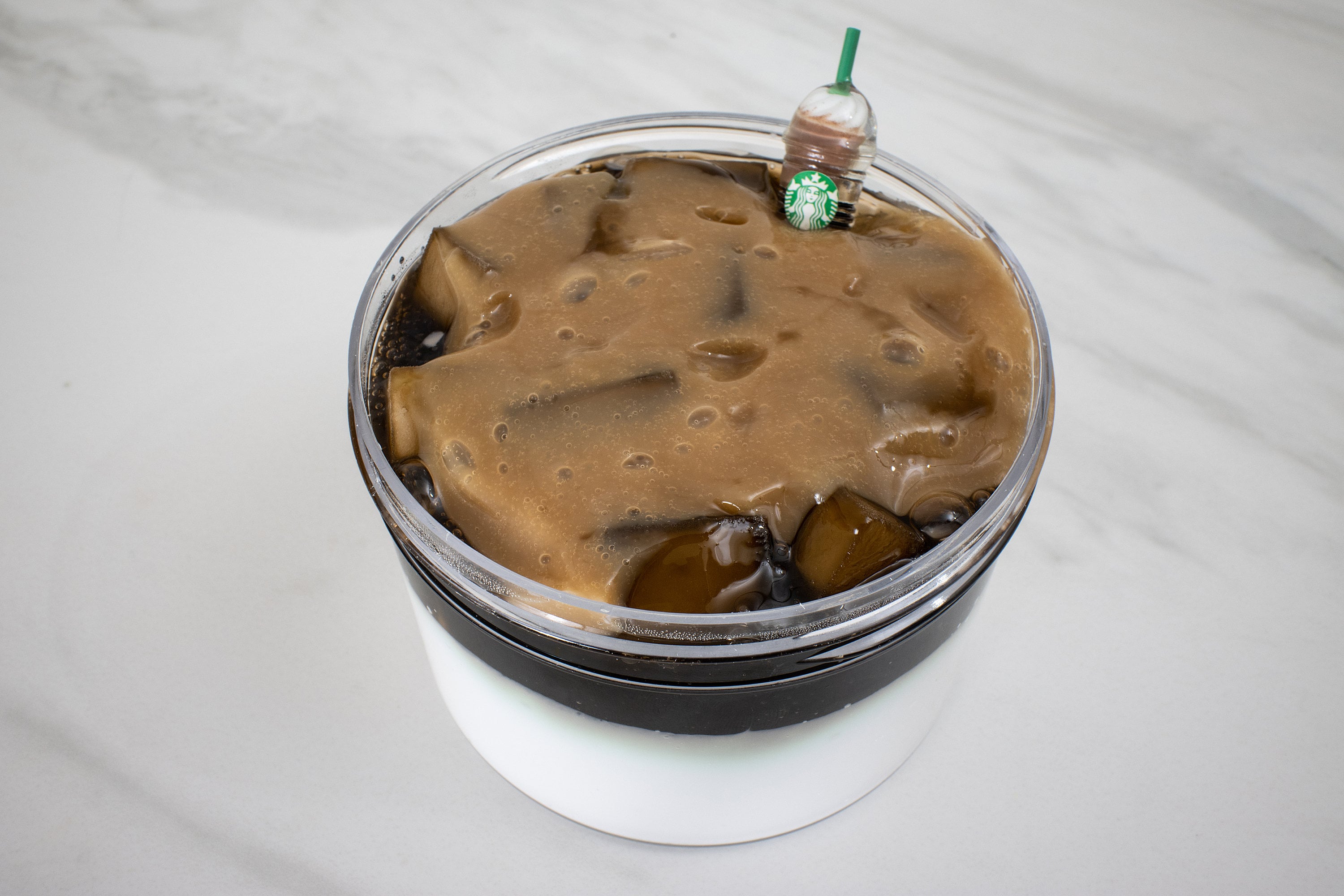 Slime Iced Caramel Macchiato Clear Slime Starbucks Slime - Etsy