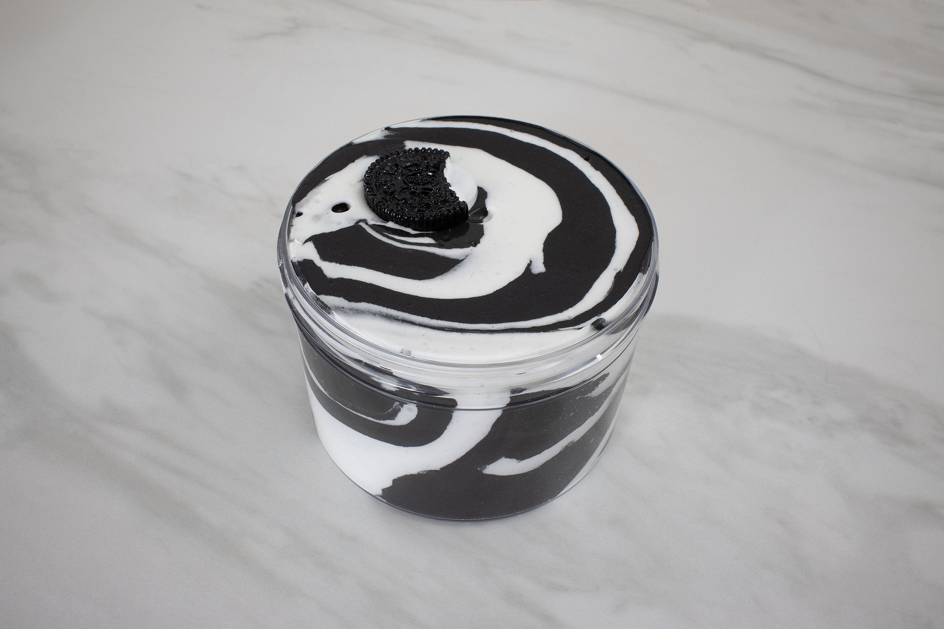 Slime Oreo Fudge slime Oreo slime thick holdable slime diy | Etsy