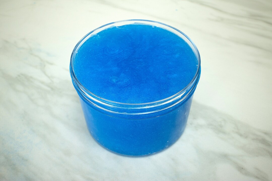 Pearlescent Blue - Slime, Blue Slime, Clear Slime, Thick Slime, Pretty ...