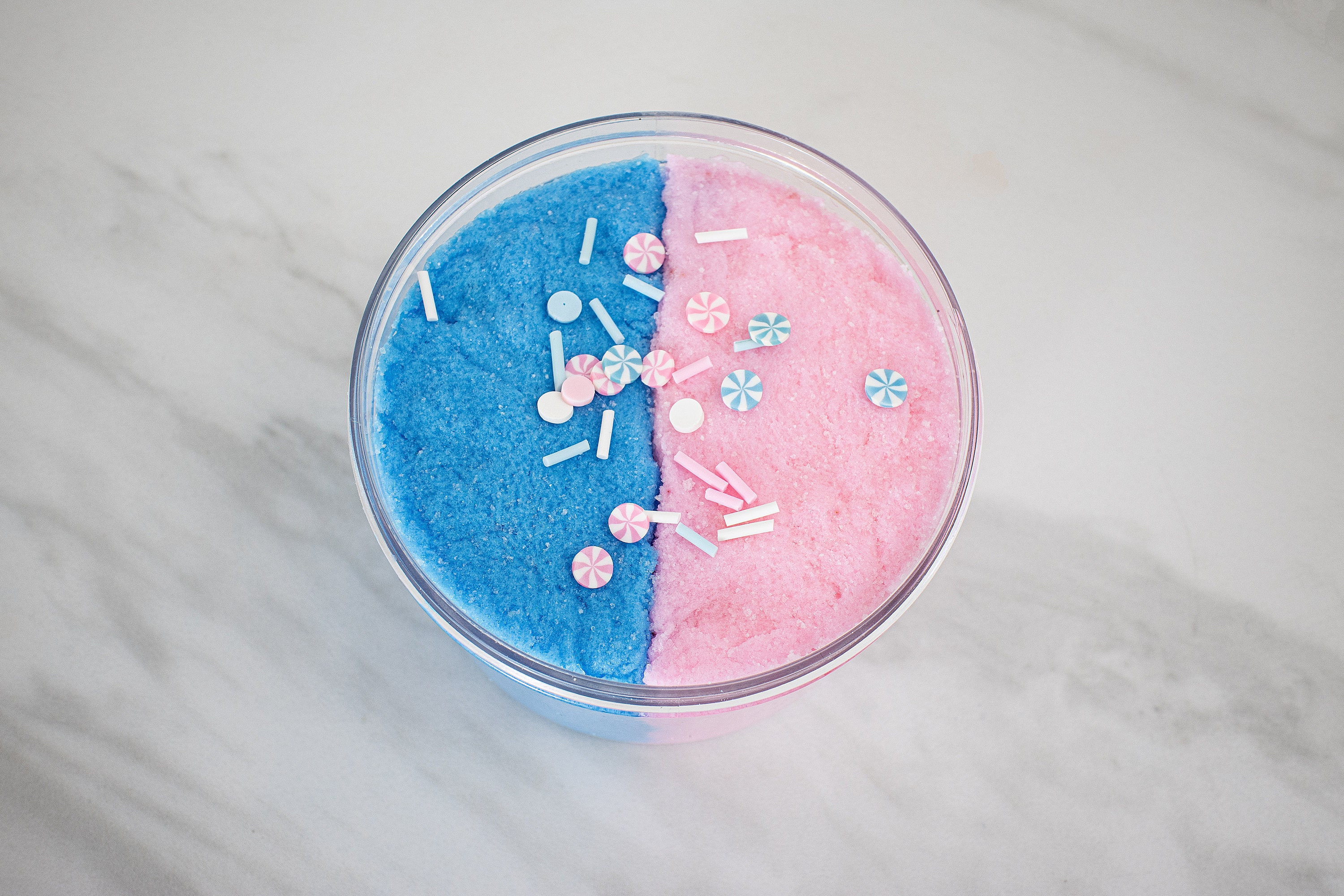 Cotton Candy Cloud Slime Cotton Candy Slime Blue and Pink - Etsy