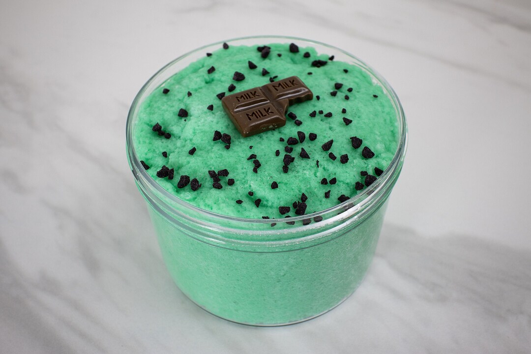 Slime- Mint Chip Ice Cream Cloud Slime, Ice Cream Slime, Mint Green ...