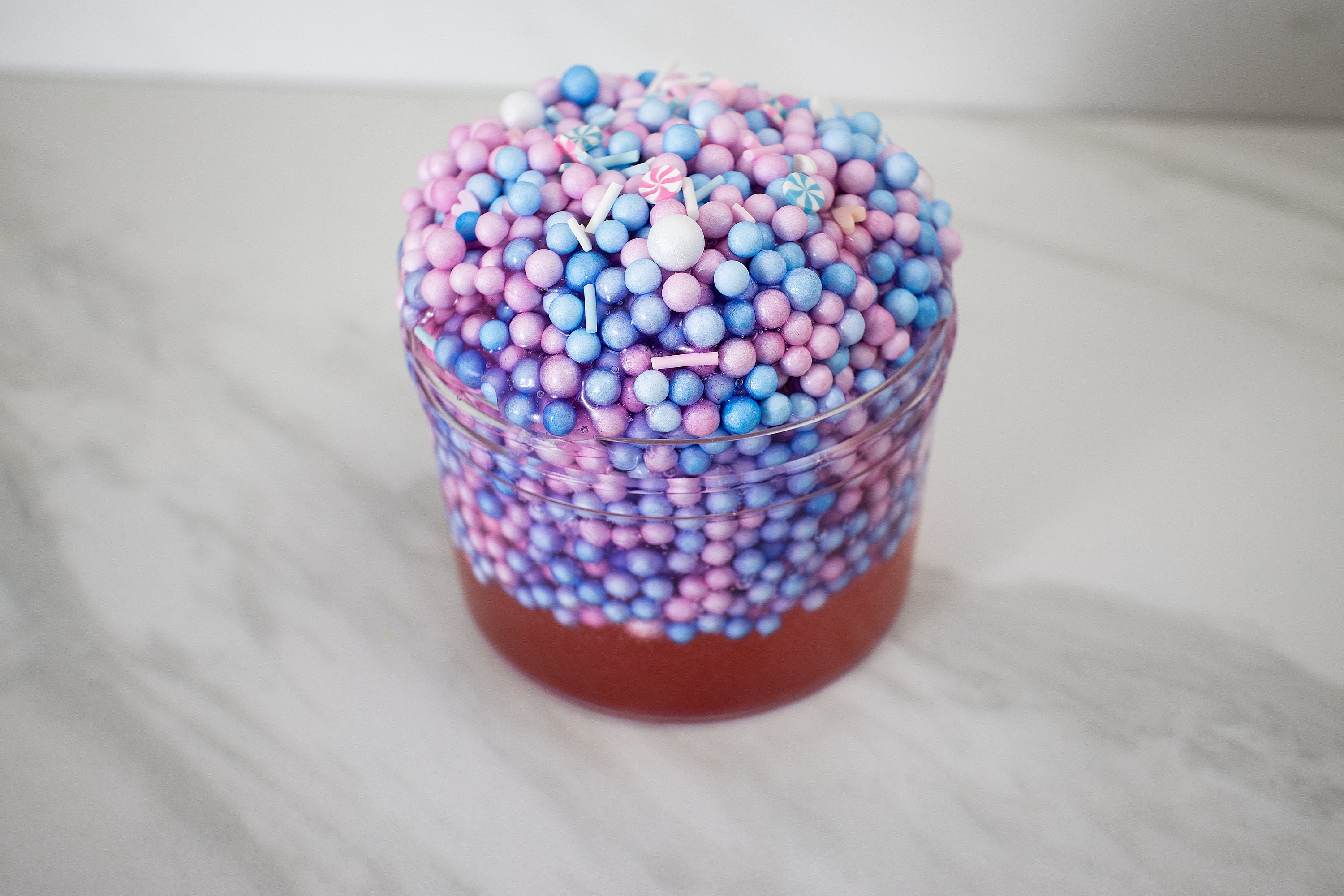 Slime Cotton Candy Crunch Floam Slime Crunchy Slime Clear - Etsy