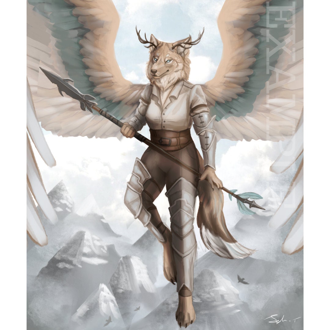 Full Body Custom Dnd Character Illustration full Body - Etsy