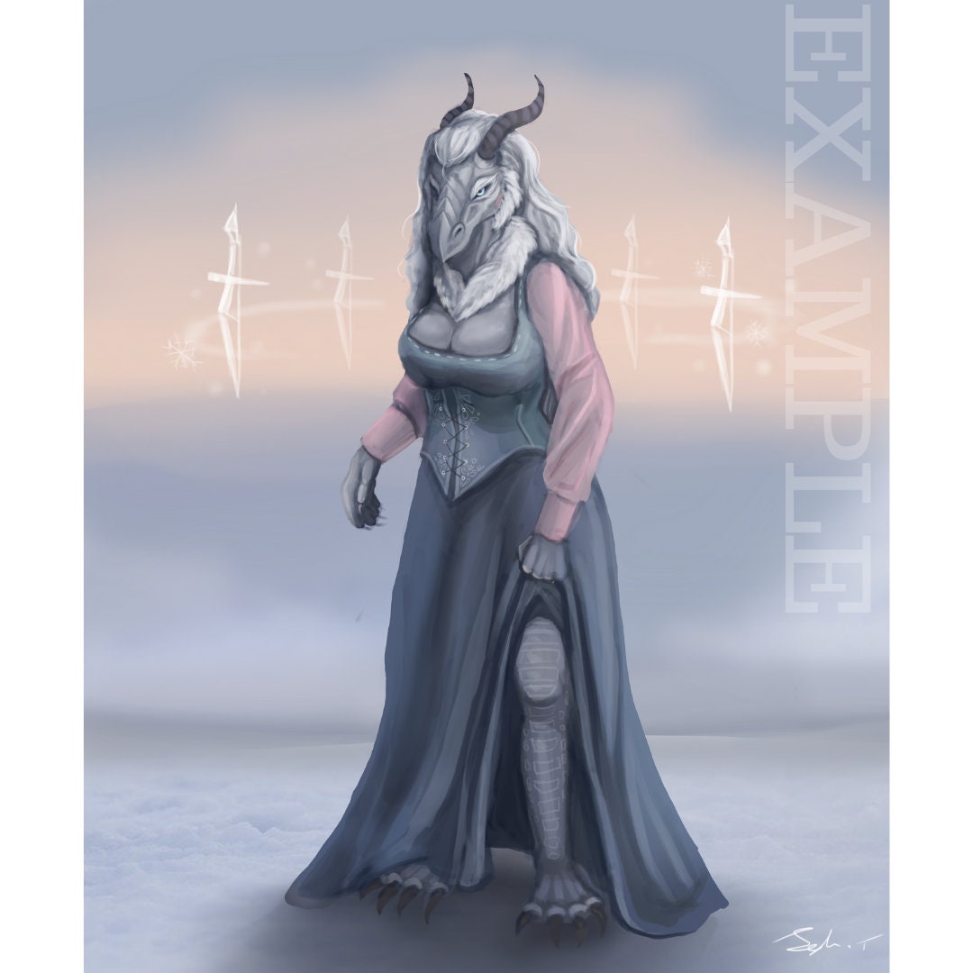 Full Body Custom Dnd Character Illustration - Etsy