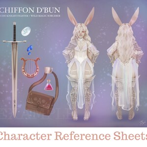 Dnd Character Reference Sheet Commissions - Etsy