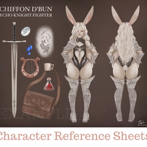 Dnd Character Reference Sheet Commissions - Etsy