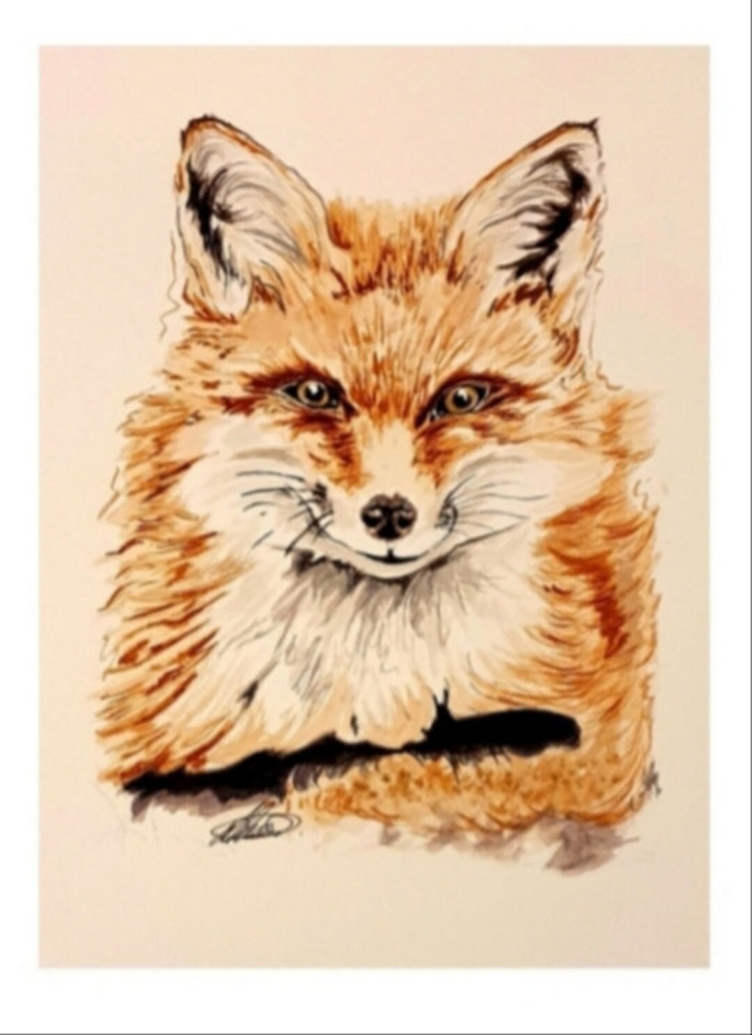 Fox Card the Fox Project - Etsy