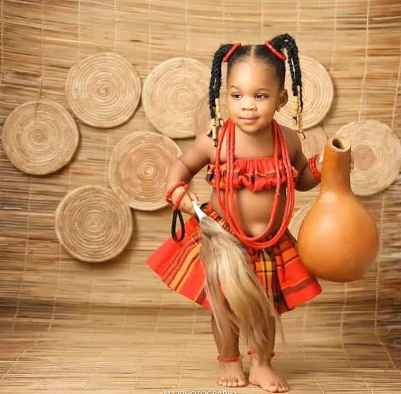 Kids costume PLUS ACCESSORIES girls Igbo Nigerian African | Etsy