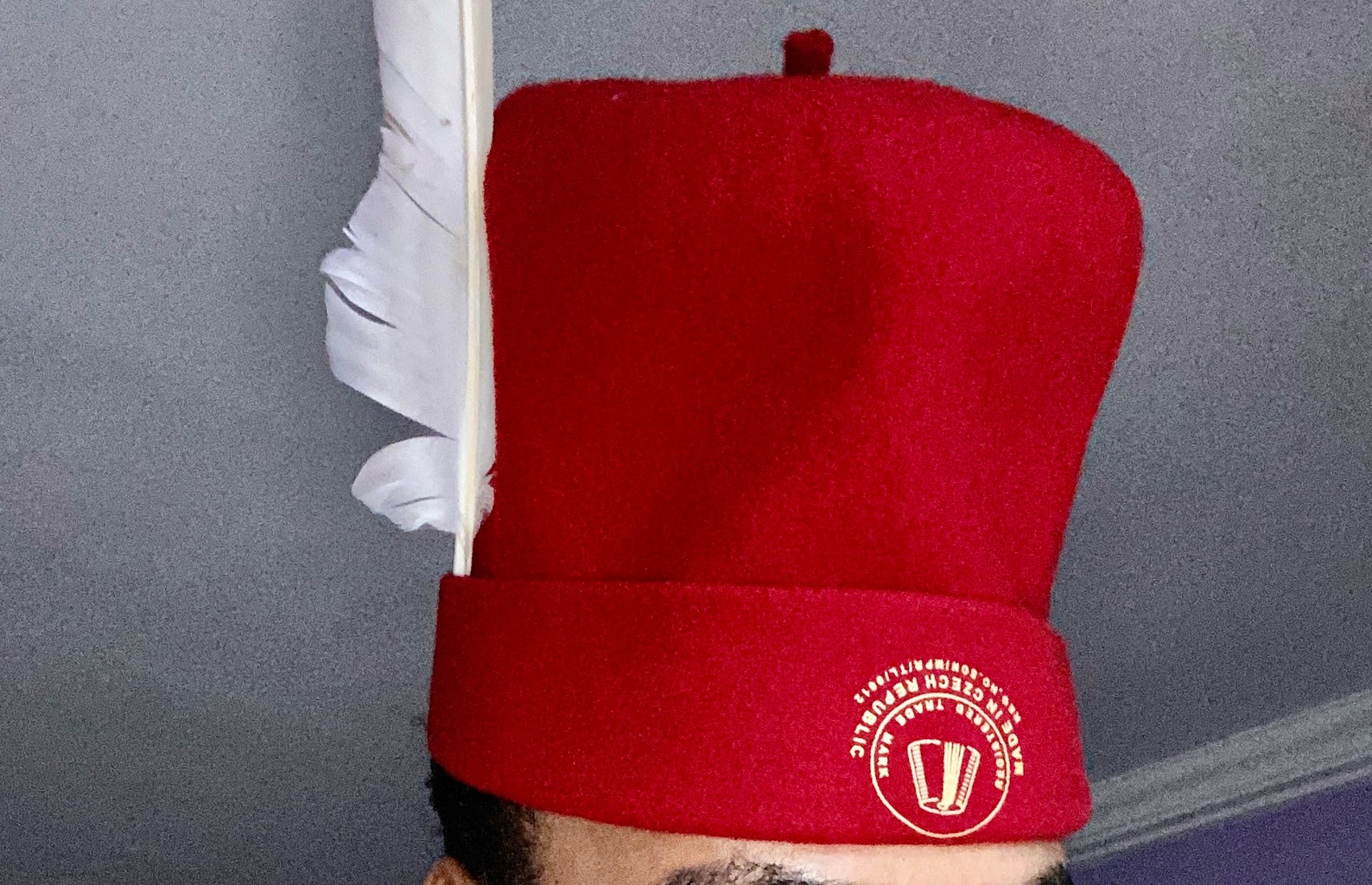 African red hat/cap igbo chieftaincy mens headwear/ isiagu | Etsy