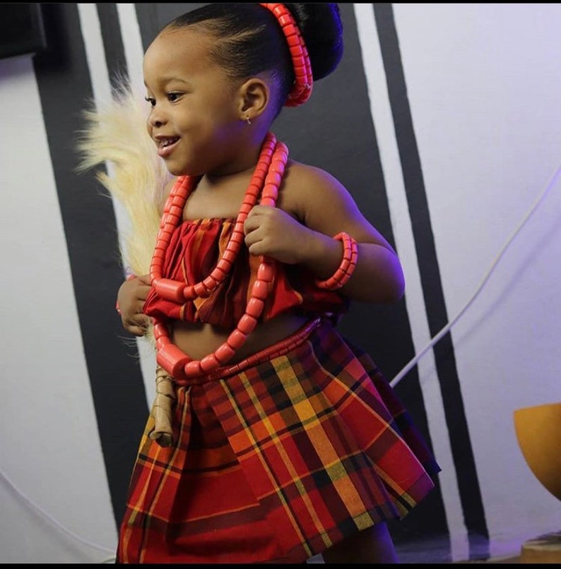 Kids costume PLUS ACCESSORIES girls Igbo Nigerian African | Etsy