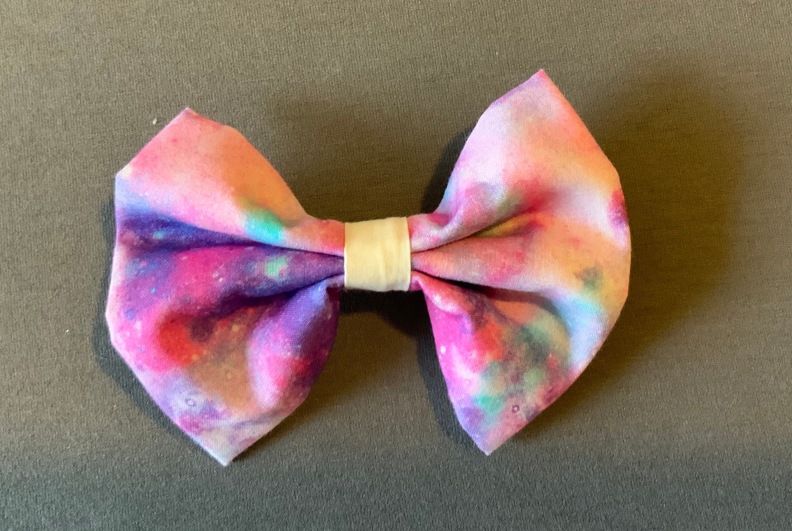 Pink Galaxy Hair Bow - Etsy