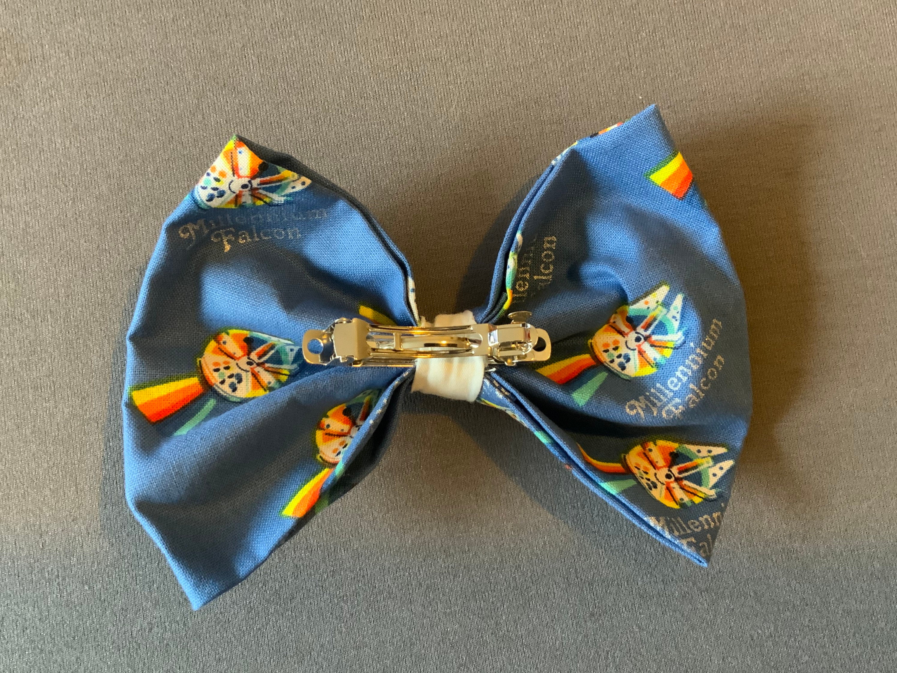 Rainbow Millennium Falcon Hair Bow - Etsy