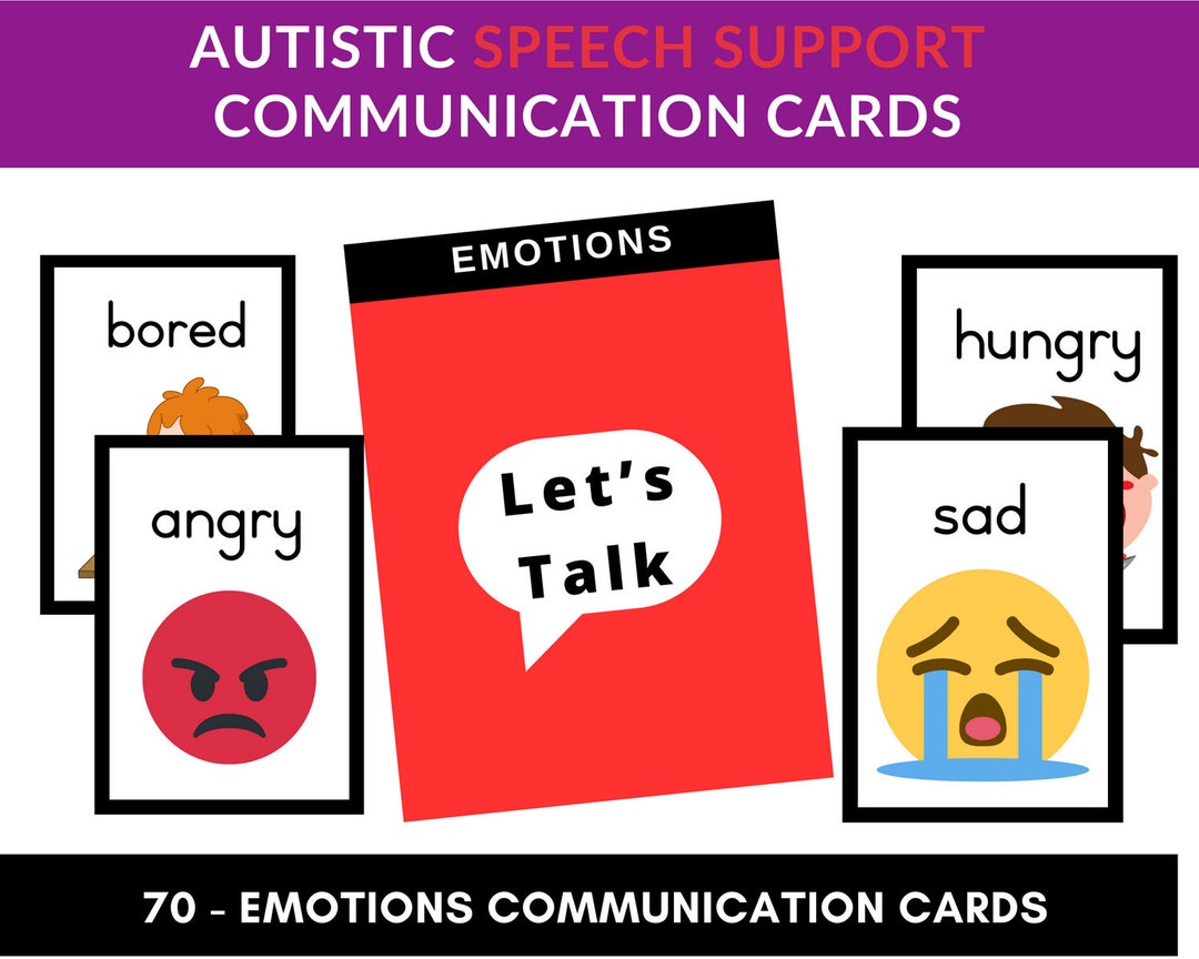 Let's Talk Emotions Digital Communication Cards - Improve Communication ...