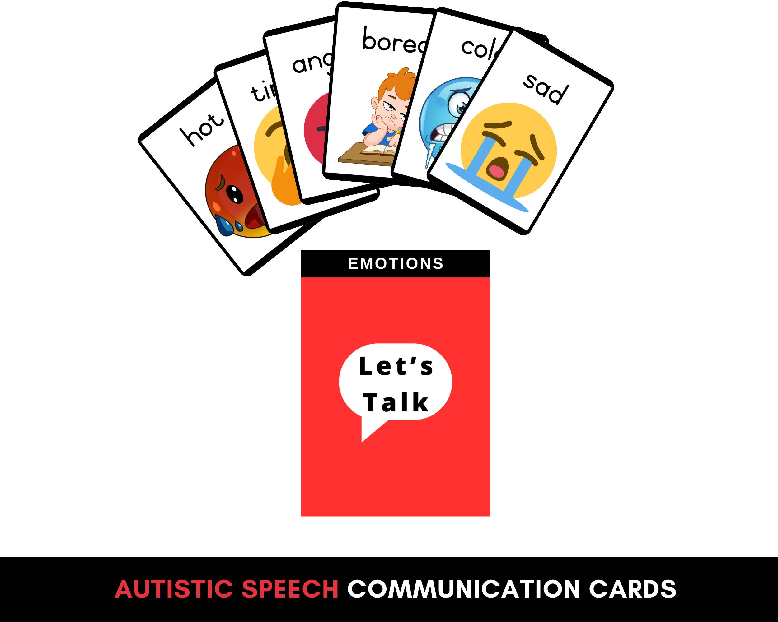 Let's Talk Emotions Digital Communication Cards - Improve Communication ...