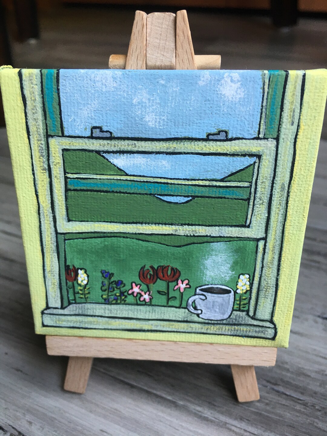 Flower Window Etsy