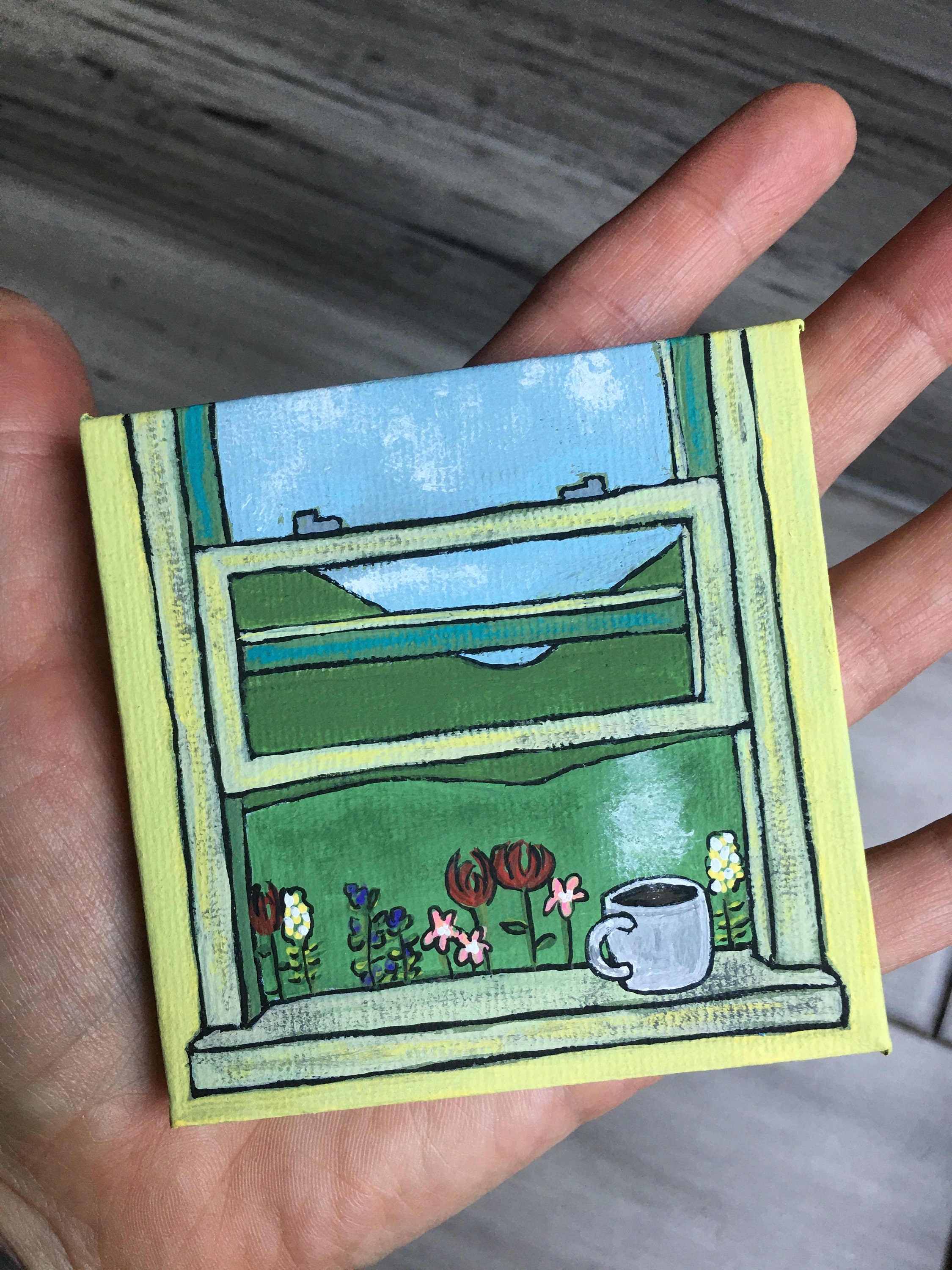 Flower Window Etsy