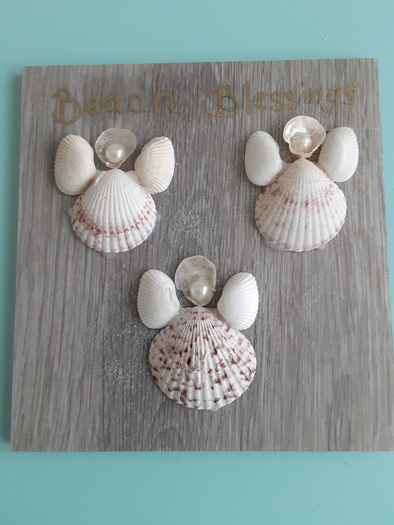 Seashell Angel Plaques - Etsy